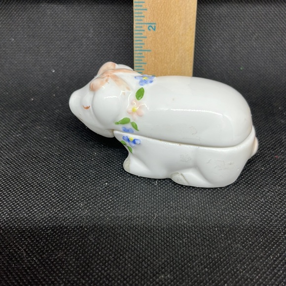 Accents | Vintage Pia Bone China Pig Trinket Box1986 | Poshmark